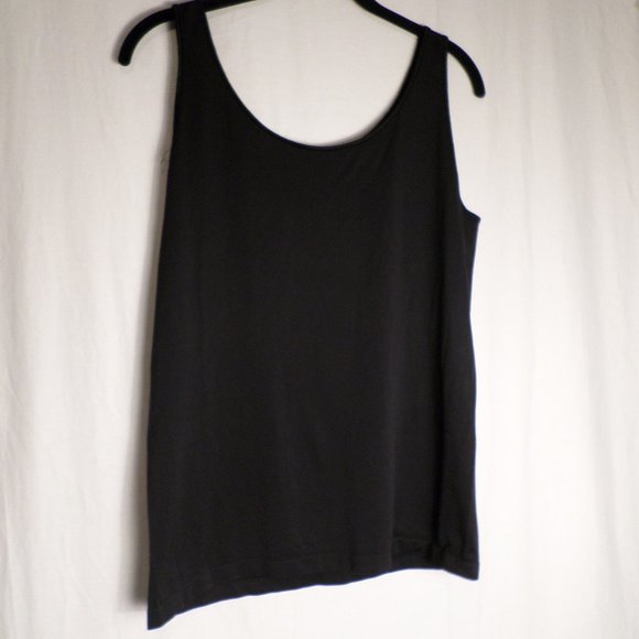 Cato | Tops | Cato Black Stretchy Fitted Cami Tank Top Womens Plus Size ...